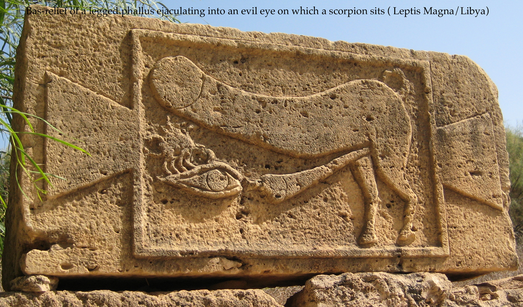 DC Photojournal fullfascinus evil eye bas relief